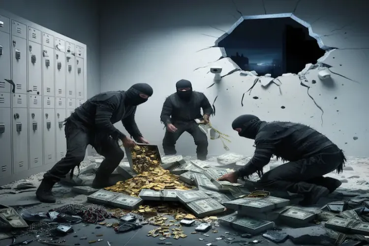 لکھنؤ : پولیس چوکی سے 100 میٹر دور ز کیسے کاٹے گئے 42 بینک لاکر؟